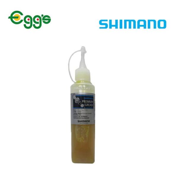 商品名 : SHIMANO シマノ 自転車 プレミアムグリス 100g メンテナンス 整備 潤滑 防錆耐水性・耐圧性・耐熱性に優れ、抜群の耐久力を誇る高品質グリス。低粘度で樹脂やゴム等にも影響なく、ボトムブラケット・ハブ・ヘッドセット・ペダ...
