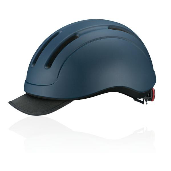 帽子感覚で使える、よりシンプルさを求めた普段着モデル。●サイズアジャスターバンド付き●フロントバイザー付き●JCF（公財）日本自転車競技連盟推奨サイズ:M/L(約57-59cm)カラー:マットネイビー容量・重量:約235g