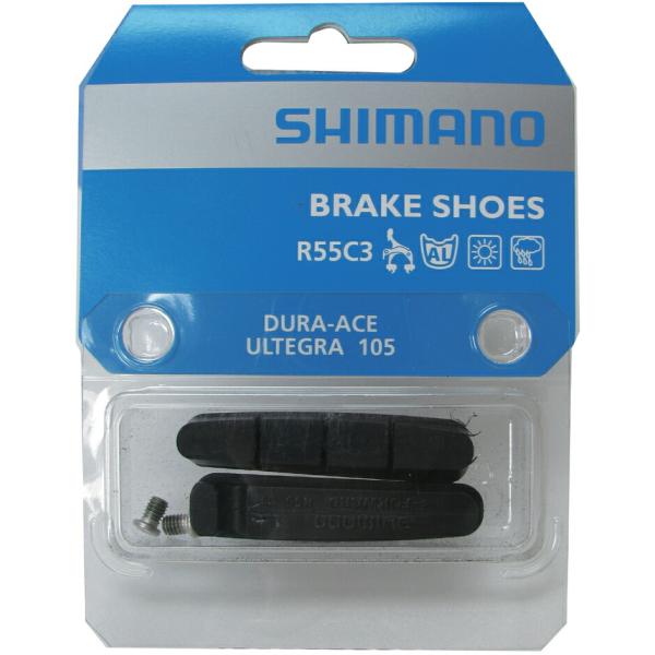 カートリッジタイプブレーキシュー用シューパッドです。●セット内容：シューパッド×2/固定ボルト×2●ドライ、ウェット共に制動力が高い●推奨リム材質：アルミ●対応モデル：BR-7900/BR-7800/BR-7700/BR-6700-G/BR...