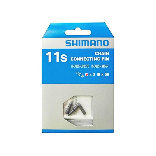 商品名 : 自転車 チェーンピン 11S 11速用 SHIMANO シマノ 外装 変速 多段 11段シマノ製チェーン用コネクティングピン。11スピード・HG-X/HG-EVチェーン用。1セット：3個入り※チェーンの交換は専用工具が必要です。...
