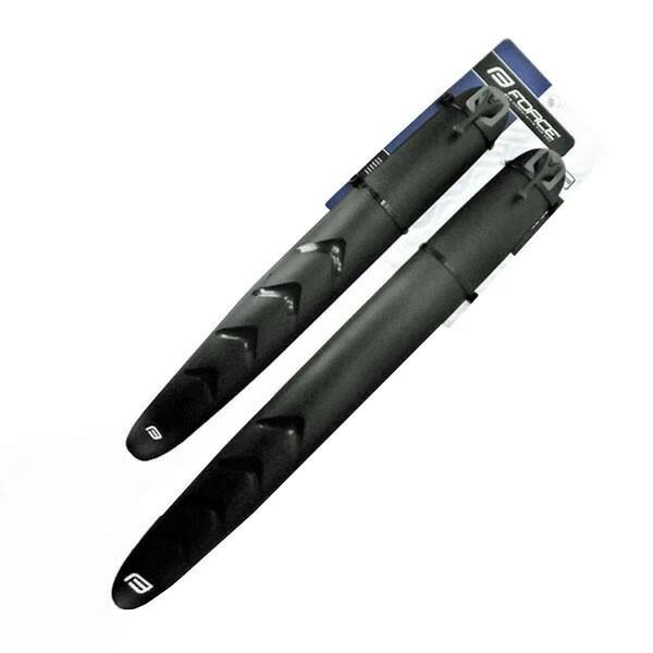 商品名 : 自転車 フェンダー 泥除け スリムフェンダーセット クロスバイク用 FORCE フォース スポーツバイク クロスバイクサイズ：フロント350mm　リヤ440mm●クロスバイクに最適。●レバー起こすだけのワンタッチで着脱できます。...