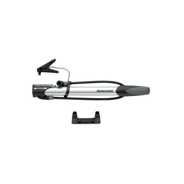 ・ステップ＆ロングホース付きだからフロアポンプのようなポンピングができる・10気圧まで充填可能・ボール・浮き輪用アダプター付・フレーム取付アダプター付・製品寸法：タテ340×ヨコ45×奥行35ｍｍ・重量：約320ｇ ・対応バルブ：英式、米式...