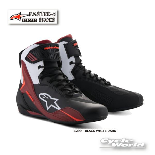 ◆2510425 FASTER-4 SHOES◆・先進的なマイクロファイバーとシームレスな熱溶着パネルで構成されたメインアッパー素材が、革新的でテクニカルなロードライディングシューズを生み出している。・通気性に優れた3D メッシュのライニン...