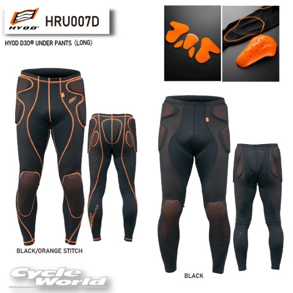 ◆HRU007D HYOD D3O UNDER PANTS（LONG）◆カラー：BLACK、BLACK/ORANGE STITCHサイズ：S、M、L、LL納期情報---------------------------------〔取寄〕2~...