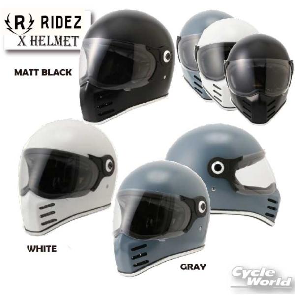 ◆大人気「RIDEZ XX HELMET」の兄弟ヘルメットとして新登場！◆NEW＆OLDな雰囲気を持つ現代のネオクラシックフルフェイスの誕生。過酷な荒野の走行でも快適性を保ち、安定して走り続ける事ができるフルフェイスです。現行車から旧車、カ...