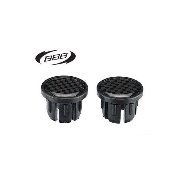 ハンドルバーテープを確実に止めるエンドキャップ。2個1組。