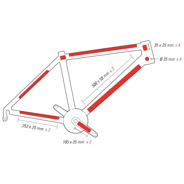 ZEFAL（ゼファール）■ 耐侯性、耐久性に優れたポリウレタン製フレームプロテクターシール。■ 厚さ0.25mmと薄手ながら耐水・UVカット・気温（-30°〜100°）と過酷な条件でもフレームを保護します。■ 透明なので愛車のデザインを損な...