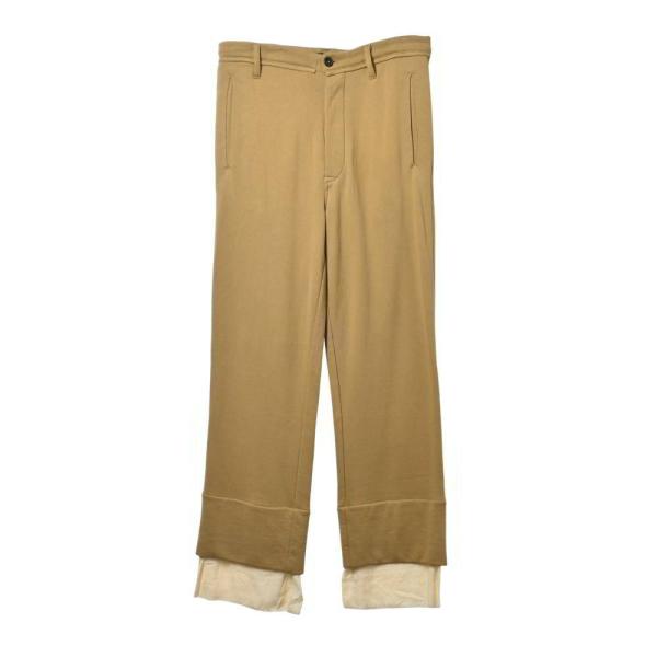 【商品名】：ANN DEMEULEMEESTER GRIMM SEPIA トラウザーズパンツ【管理番号】：KL4QHBHP83【カテゴリ】：メンズ【色】：ベージュ【表記サイズ】：XS【サイズ詳細】：ウエスト約82cm×股上約32cm×股下約...
