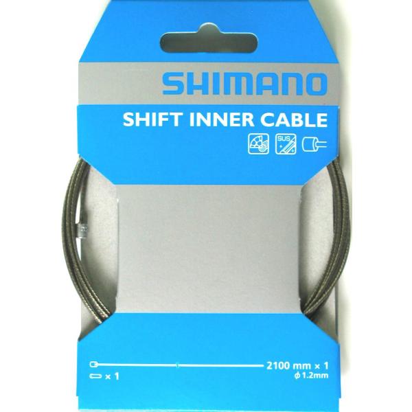 ■商品情報・シフト用インナーケーブル・サイズ：1.2φ 2100mm・素材：ステンレス・付属：インナーエンドキャップ付き