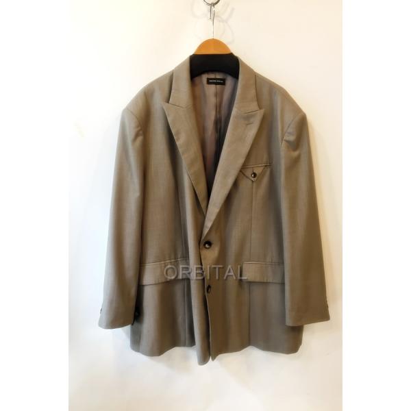 ■商品情報【タイトル】：MAISON SPECIAL メゾンスペシャル Oversize Single Jacket オーバーサイズ テーラードジャケット グレー サイズ38【参考価格】：-【ジャンル】：ジャケット【ブランド・モデル】メゾン...