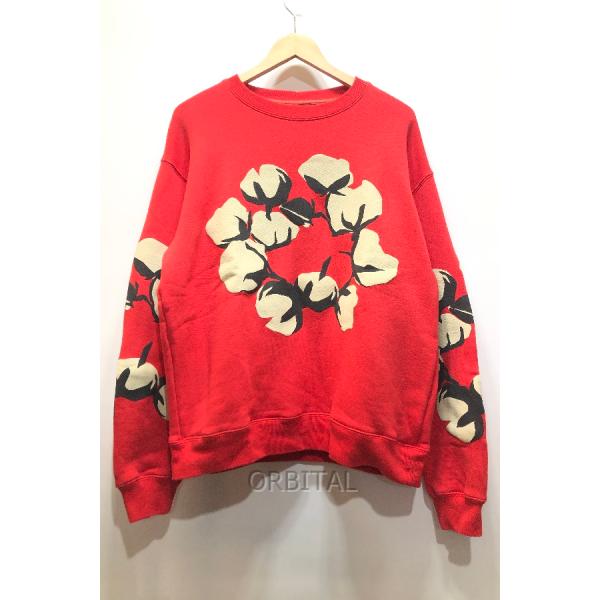 ■商品情報【タイトル】： デニムティアーズ カクタスプラントフリーマーケット DENIM TEARS CPFM フラワー スウェット サイズL レッド【参考価格】：-【ジャンル】：フラワースウェット【ブランド・モデル】デニムティアーズ×カク...