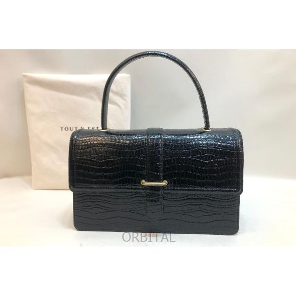 ■商品情報【タイトル】： TOUT Y EST トゥティエ SAC BARREAU サックバロ 牛革 クロコ調型押し 韓国ブランド 人気【参考価格】：-【ジャンル】：サックバロ【ブランド・モデル】トゥティエ【商品管理コード】：kyd-260...
