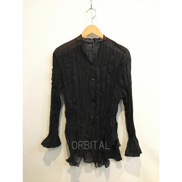 ■商品情報【タイトル】： eunoia ユノイア 25SS ripple cardigan リップルカーディガン シワ加工 シアーカーディガン ブラック F 定価33,000円【参考価格】：33,000円【ジャンル】： 25SS rippl...