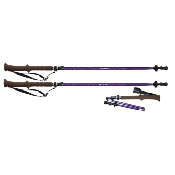 長さ調節    レバーロック・ツイストロック式使用サイズ    95-110cm収納(折畳時)サイズ    36cm重量    約214g(1本)材質    カーボン(φ18+φ16+φ13.7)最大耐荷重    43.1kgf先ゴム   ...