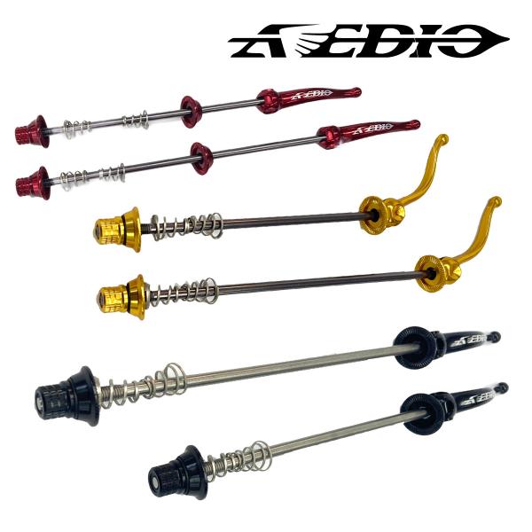 シャフトに特殊なアルミ合金を使用することで、超軽量を実現させたクィックとなっています。エンド接触面がセパレートになっており、エンド面をしっかりと面で固定することができます。リリースハンドルは曲線状になっており、しっかりと奥までロックができ、...