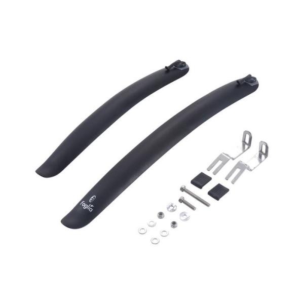 クイック着脱式の前後フェンダーセット。ロードバイクや700Cクロスバイクにおすすめです。700Cのタイヤにマッチし、細身のデザインでロードバイクの外観を損ないません。700C ロードバイク・クロスバイク用 キャリパーブレーキは貫通ボルトを使...
