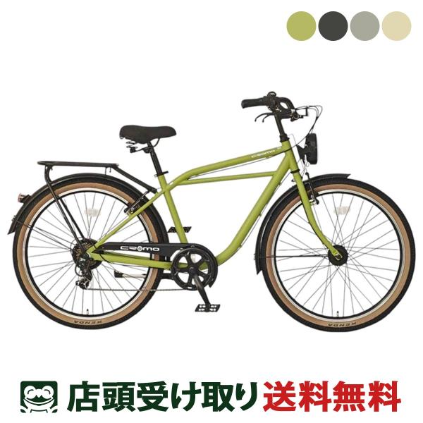 ■型番25 CR-267BL■説明インパクト抜群のシティクルーザー特徴的なフレームにワイルドなビッグオートライト乗車姿勢もゆったりコンフォートハンドル安定感のある走行を可能にする26x2.1タイヤソーラーテールライト標準装備■適正身長165...