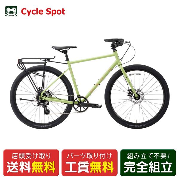 ■型番SALE_CUSTOM SE■説明クールなヴィジュアルに加えて、柔軟性のあるクロモリフレームとクロモリフォーク。オフロードにも対応したオールブラックのWTBタイヤ、ライディングにストレスを感じさせないプロムナードハンドルなど、最先端ト...