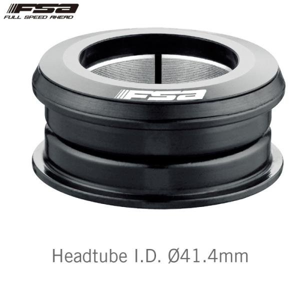 ・1-1/8”, Semi-cartridge bearing type・For 46mm OD head tube・1-1/8” steerer　・Flat 1.5mm alloy top cover・Chromoly cups with...