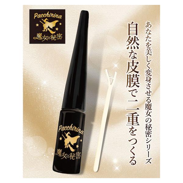 魔女の秘密【ぱっちりーな】パッチリーナ Pacchirina１本　４gコラーゲン配合で目に若さとハリを。ナチュラルな透明感と華やかさを与える自然な皮膜で二重を作る パール配合ナチュラルベージュで透明感ある目元を演出 主成分は天然ゴム、伸縮性...