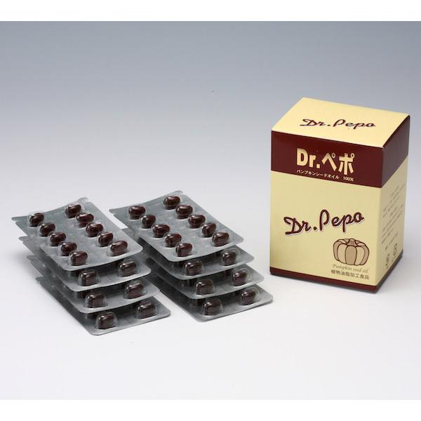 Dr.ペポ　ドクターペポサプリメント植物油脂加工食品１箱　８０粒入り食品として、１日 ２〜３粒を目安に、水又はお湯などと一緒にお召し上がり下さい。パンプキンシードオイル１００％トイレの悩みにドクターペポの原料はヨーロッパ産『ペポカボチャ』の...