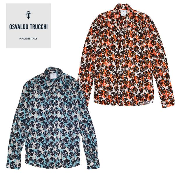 ■ブランドOSVALDO TRUCCHI■アイテム名総柄シャツ■スタイル021-2211016■カラーCol：29　Col：69■素材綿100％■サイズ【単位】:cmM / 着丈:72 肩幅:46 身幅:52 袖丈:62 L / 着丈:75...