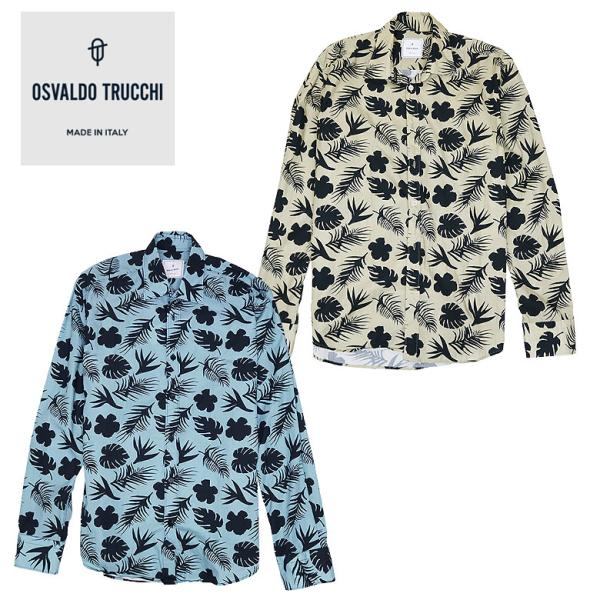 ■ブランドOSVALDO TRUCCHI■アイテム名総柄シャツ■スタイル021-2211017■カラーCol：19　Col：29■素材綿100％■サイズ【単位】:cmM / 着丈:72 肩幅:46 身幅:52 袖丈:62 L / 着丈:75...