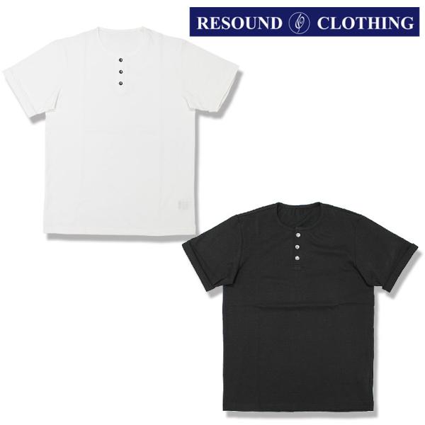 ■ブランドRESOUND CLOTHING■アイテム名ヘンリーネックTシャツ■スタイルrc40-t-005■カラーCol：WHITE　Col：BLACK■素材コットン100%■サイズ【単位】:cm1 / 着丈:67 肩幅:41 身幅:48 ...
