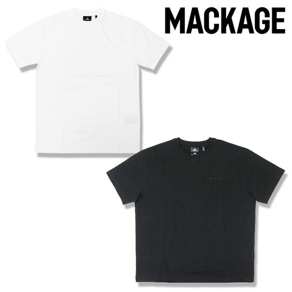 ■ブランドMACKAGE■アイテム名半袖Tシャツ■スタイルtee-r■カラーCol：WHITE　Col：BLACK■素材コットン100%■サイズ【単位】:cmXS / 着丈:66 肩幅:48 身幅:49 袖丈:20 S / 着丈:67 肩幅...