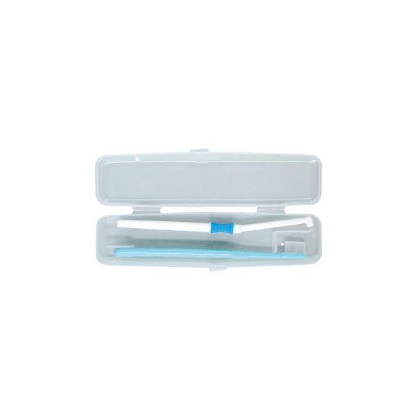 日本製のスリムなハードケース。歯ブラシが2本入ります。Ciプロ＋ワンタフトなど。色はクリアです。38×185mm※当商品はケースのみの販売となり、サムネイルはイメージとなります。