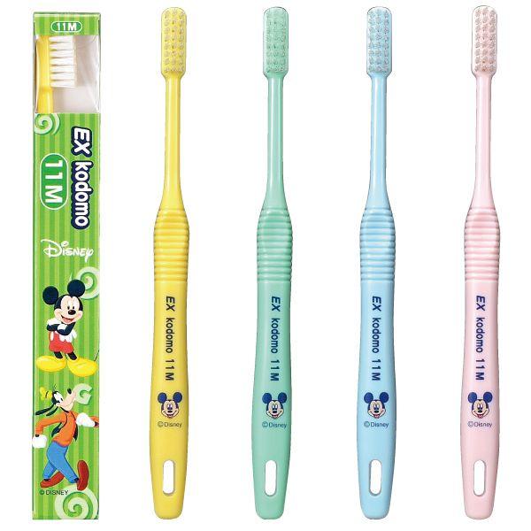 幼い頃からの歯磨き習慣を、楽しみながら身につけることができる歯ブラシです。おなじみのディズニーキャラクターが歯磨きタイムを楽しくしてくれます。※毛の硬さは「M」のみで、「S」はありません。用途：う蝕、子ども用成長に合わせて選べるラインナップ。