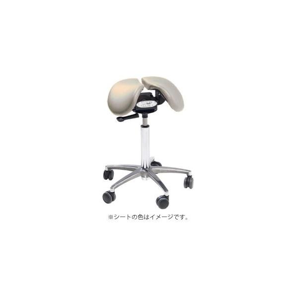 座りながらの仕事で、腰痛、肩こり、頭痛の原因となる姿勢を回避するのが、このSalliサドルチェアです。Salliサドルチェアでは、乗馬の時の姿勢を実現します。立っている姿勢により近い状態をキープしながら、座る事ができる椅子です。（※座面中央...