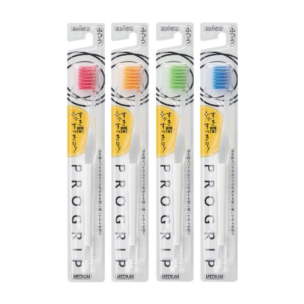 さらに磨きやすく洗練されたデザインにリニューアル！ヘッドが更に薄く！厚さ28％カット(従来品比)オシャレなクリアハンドルにカラフルなスパイラルエッジ毛4色アソート：ピンク・イエロー・ブルー・グリーン※カラー指定不可スパイラルエッジ毛　全長1...