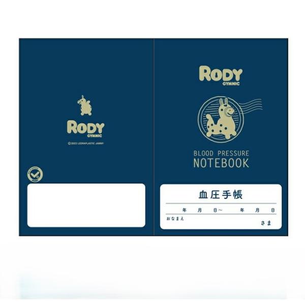 かわいい＆落ち着いたロディデザインの血圧手帳 数値表にくわえて、経過が分かりやすいグラフ付き！1週間1ページ■ページ数　34ページ(31週間記録可能)■製造国　日本製■サイズ　A6(105×148mm)