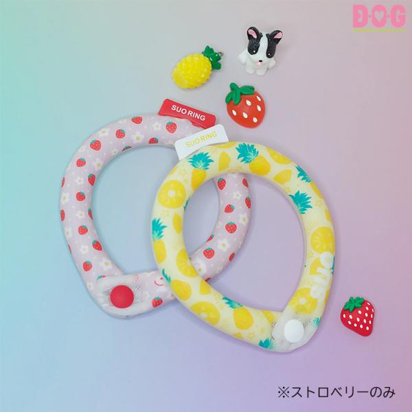 ※ネコポスは1つまで可。SUO RING for pets 28°ICE ボタン付に新柄が登場。ポップでかわいいストロベリーのデザインが仲間入り。落下防止スナップボタン採用モデル。SUO ICE シリーズは、オーガニックでナチュラルな植物性...