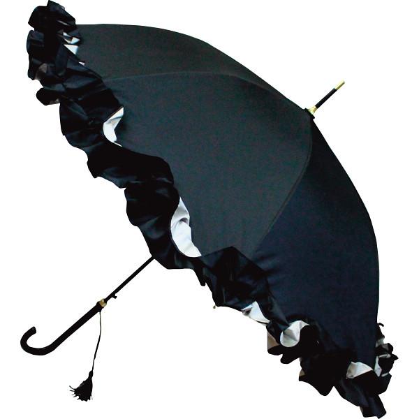 本商品は包装、熨斗は未対応です。受注後、出荷予定日をご連絡させていただきます。■商品について:ＵＶ紫外線カット・撥水加工裏シルバーコーティング加工ジャンプ式■説明：たっぷりフリルのジャンプ傘。裏はシルバーコーティングが施されて強い日差しもシ...