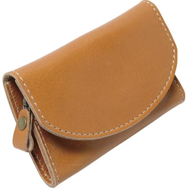 本商品は包装、熨斗は未対応です。受注後、出荷予定日をご連絡させていただきます。■商品について:ファスナー式小銭入×１、カードポケット×１開閉＝ホック式■説明：手に馴染む質感の姫路産ヌメ革を切目仕立で仕上げて革の存在感を出した小銭入。カードポ...