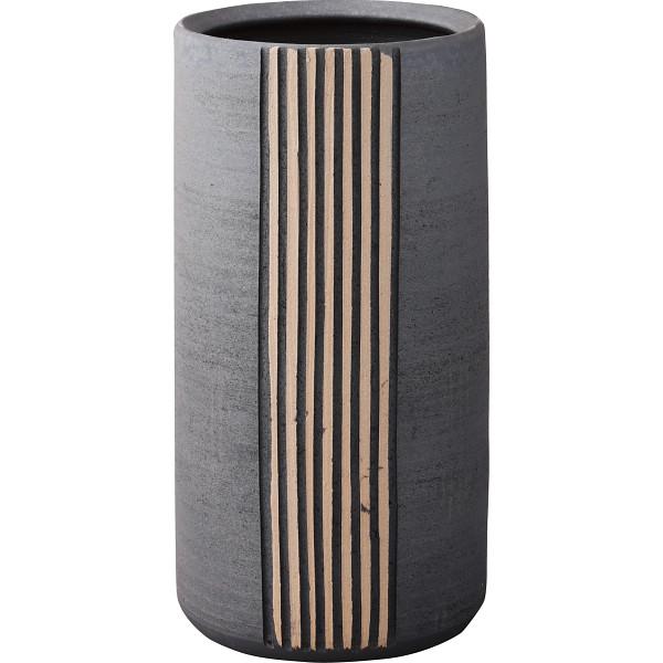 本商品は包装、熨斗は未対応です。受注後、出荷予定日をご連絡させていただきます。■商品について:中敷パット付■説明：信楽焼のモダンな傘立。土の温もりとお洒落なデザインで和洋どんな玄関にもマッチする手作り品です