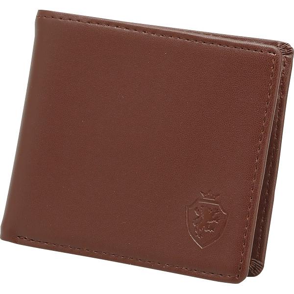 本商品は包装、熨斗は未対応です。受注後、出荷予定日をご連絡させていただきます。■商品について:札入れ×２、カード入れ×３、ポケット×３、ホック式小銭入れ×１■説明：飽きのこないシンプルなデザインの二つ折り財布。カードもしっかり収まってスマー...