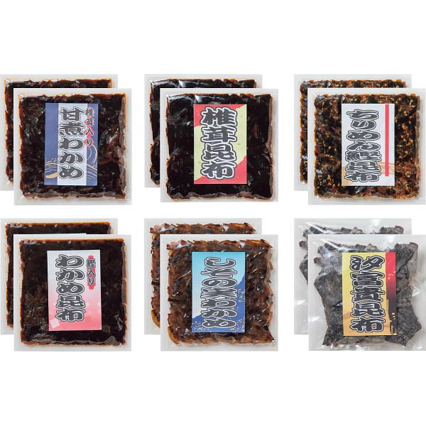本商品は包装、熨斗は未対応です。受注後、出荷予定日をご連絡させていただきます。■商品について:椎茸昆布・しその実わかめ・ちりめん鰹昆布・椎茸入甘煮わかめ・鰹入わかめ昆布各７０ｇ×各２、汐富貴昆布５０ｇ×２■説明：明治３５年より創業の廣川独自...
