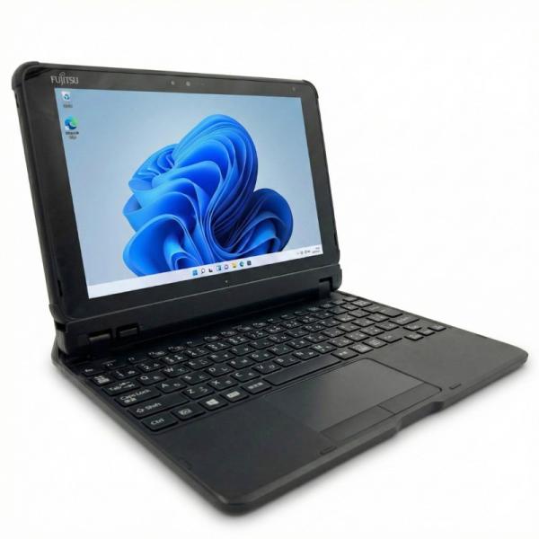 商品名：富士通 Arrows tab Q5010/DEGモデル:ブラック Q5010/DEGCPU：インテルCel(N4000)グラフィックス：CPU内蔵OS：Windows 11 Proストレージ：64GBメモリ：4GBディスプレイ：10...
