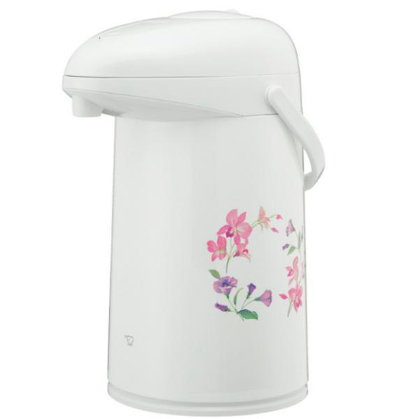 かるく押すだけのラクラク給湯。■まほうびんだから一年中使えて、しかも省エネ！保温も保冷も両方OK！温かい飲み物はHOTなまま、お湯を沸かし直さずすぐに飲めるので大変便利。また、冷たい飲み物も冷蔵庫で冷やす必要なし！そのまま飲めて、冷蔵庫の開...