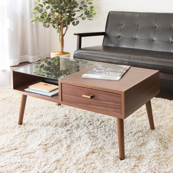 ※当商品は代金引換をご利用頂く事が出来ません。買い物かごのお支払方法にて代金引換をお選び頂かない様お願い申し上げます。『ORLEANS（オリンズ）』は、リビングにある魅せたいもの、隠したいものの両方が収納できる便利なセンターテーブル。半分が...