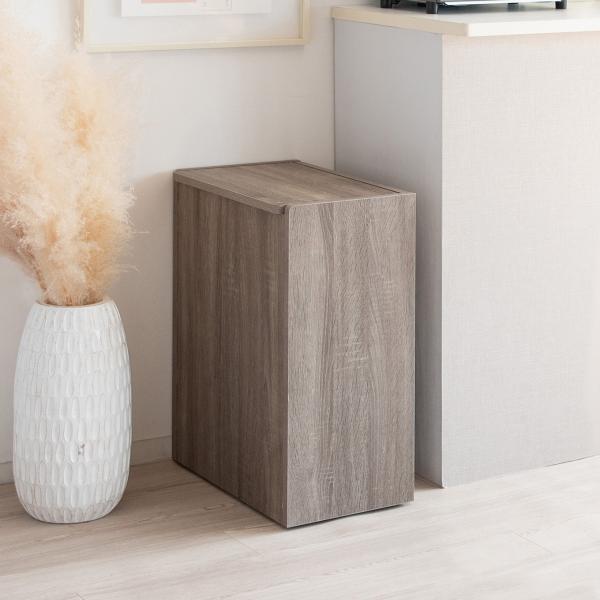 ※当商品は代金引換をご利用頂く事が出来ません。買い物かごのお支払方法にて代金引換をお選び頂かない様お願い申し上げます。■ゴミ箱に見えない温もりのある木目調ゴミ箱だと分かりにくいスタイリッシュなデザインでキッチンに馴染みます。たっぷり入る45...