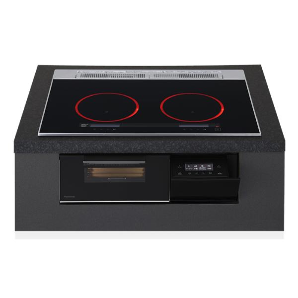 機能性とデザイン性を兼ね揃えたハイグレードモデル■IH＆遠赤 Wフラット ラクッキングリル■凍ったままIHグリル■焼き物アシスト◇トッププレート色／本体正面色：ジェットブラック/ブラック◇トッププレート幅：75cm◇2口IH 鉄・ステンレス...