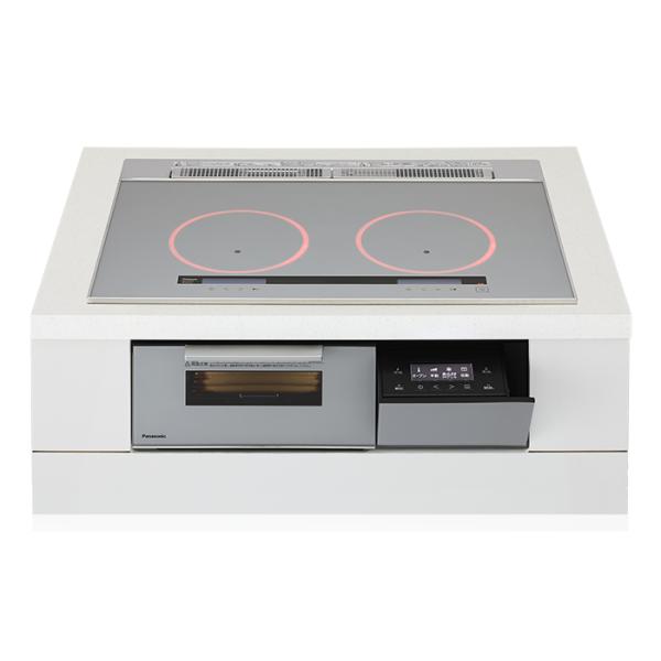 機能性とデザイン性を兼ね揃えたハイグレードモデル■IH＆遠赤 Wフラット ラクッキングリル■凍ったままIHグリル■焼き物アシスト◇トッププレート色／本体正面色：シルバー/シルバー◇トッププレート幅：75cm◇2口IH 鉄・ステンレス対応：左...