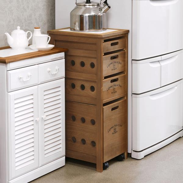 ※当商品は代金引換をご利用頂く事が出来ません。買い物かごのお支払方法にて代金引換をお選び頂かない様お願い申し上げます。キャスター付きでラクラク！通気性のよい木製で野菜ストッカーにピッタリ■こちらの商品のお色は【ライトブラウン】になります。■...