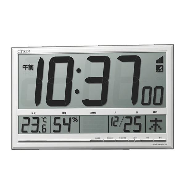 ■カレンダー表示(2099年12月31日まで表示可能)■温度表示(-9.9〜50℃)■湿度表示(20〜95％)■環境目安表示(「食中毒」「カビ・ダニ」表示タイプ)■9セグ表示■掛置兼用◇配色：03白◇材質/風防：プラスチック枠(PS)◇サイ...