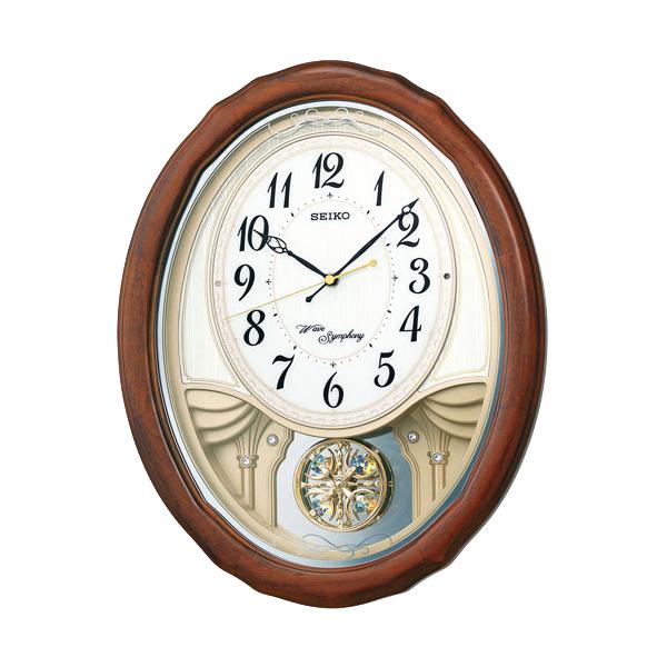 木の温もりに包まれたエレガントな佇まい悠々と揺れる振り子がさらに心地よ時を演出します■贅沢感のある木枠アミューズ時計■エレガントなテイストを随所に散りばめたデザイン■3ジャンル18曲メロディ搭載■電波修正機能（40kHz/60kHz自動選局...