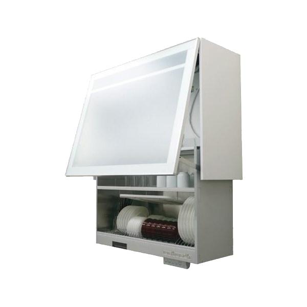 ※当商品は代金引換をご利用頂く事が出来ません。買い物かごのお支払方法にて代金引換をお選び頂かない様お願い申し上げます。シンプルなデザインと抜群の収納力！好評の電動昇降吊戸棚食器乾燥庫タイプ■オートアップ＆ダウン機構を採用（衝突検知機構付き）...